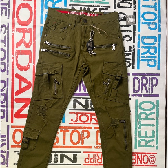 Jeans | Olive Smugglers Moon Pocket Zip Jeans Sz Various | Poshmark